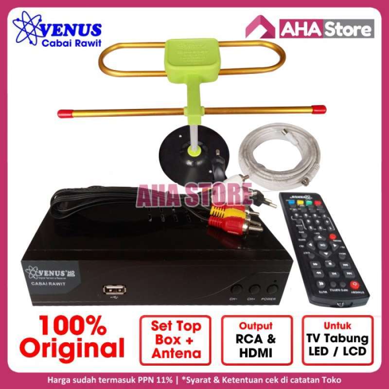 Promo Venus Set Top Box Stb Receiver Decoder Digital Cabe Rawit ...