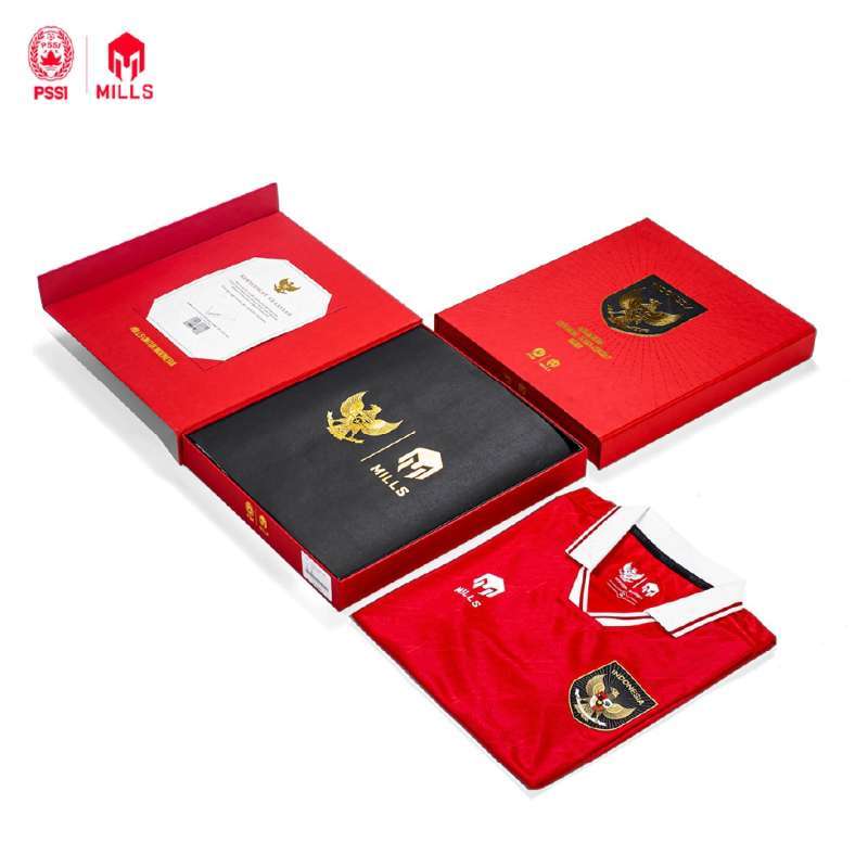 Jual Mills Timnas Indonesia Jersey Home Player Issue Red 1123ina - Xl ...