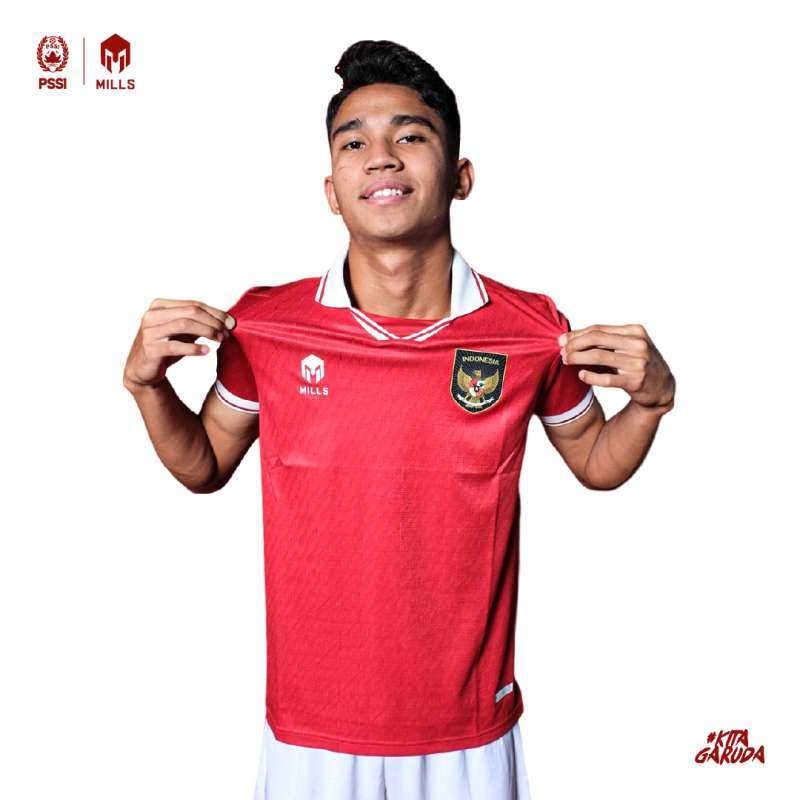 Jual Mills Timnas Indonesia Jersey Home Player Issue Red 1123ina - Xl ...