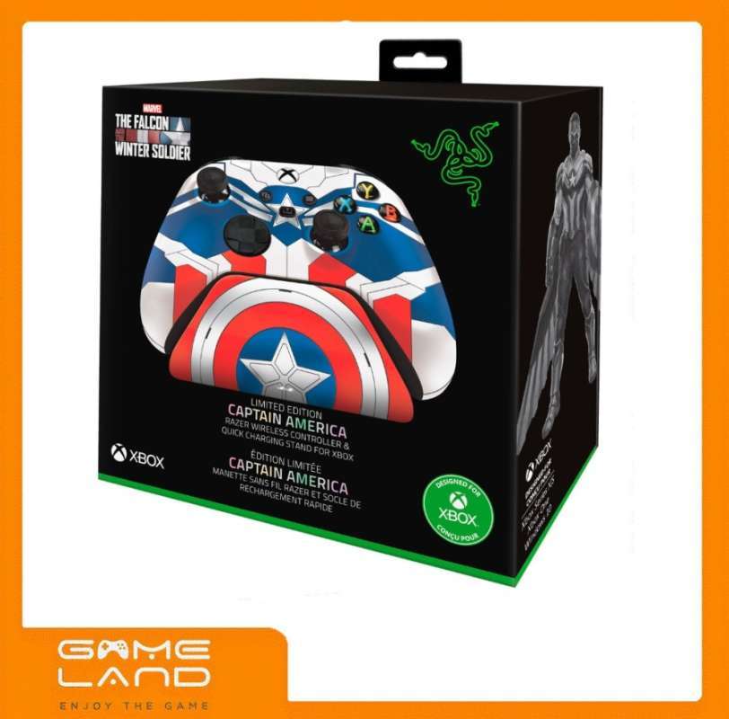 Jual Razer Limited Edition Captain America Wireless Controller Xbox ...