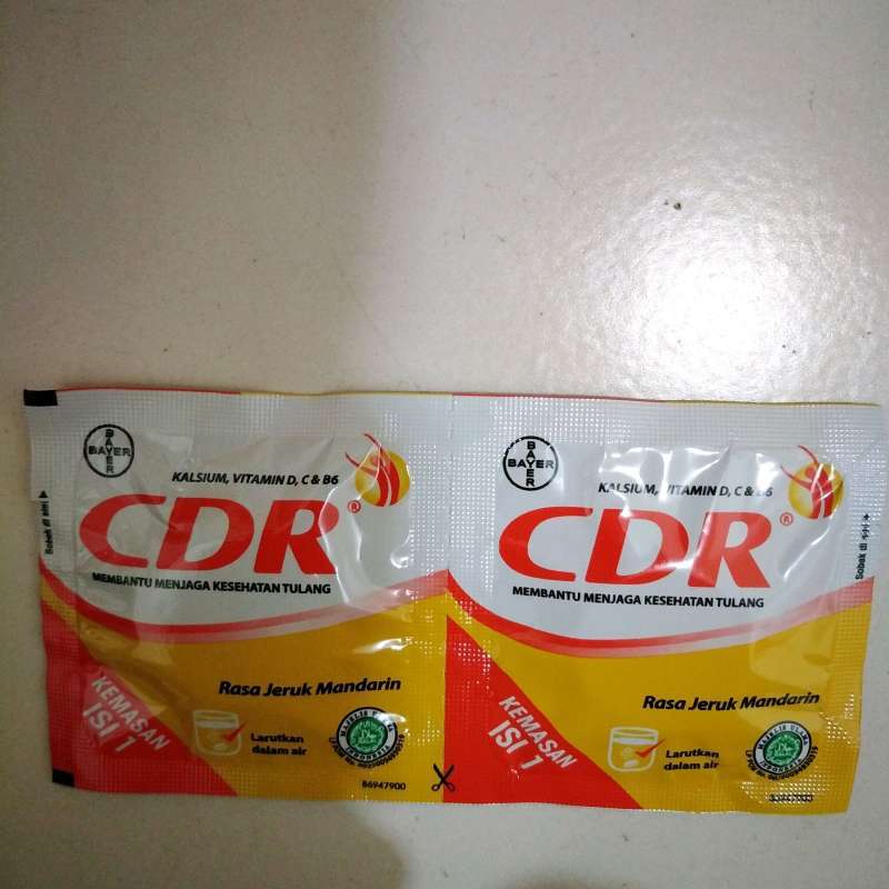 Jual CDR KALSIUM, VITAMIN D, C & B6. MEMBANTU MENJAGA KESEHATAN TULANG ...