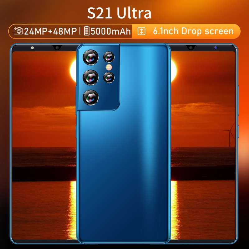 Jual 【2021 telepon promosi ter】S21 Ultra Android 11.0 4G/5G 6GB + 128GB ...