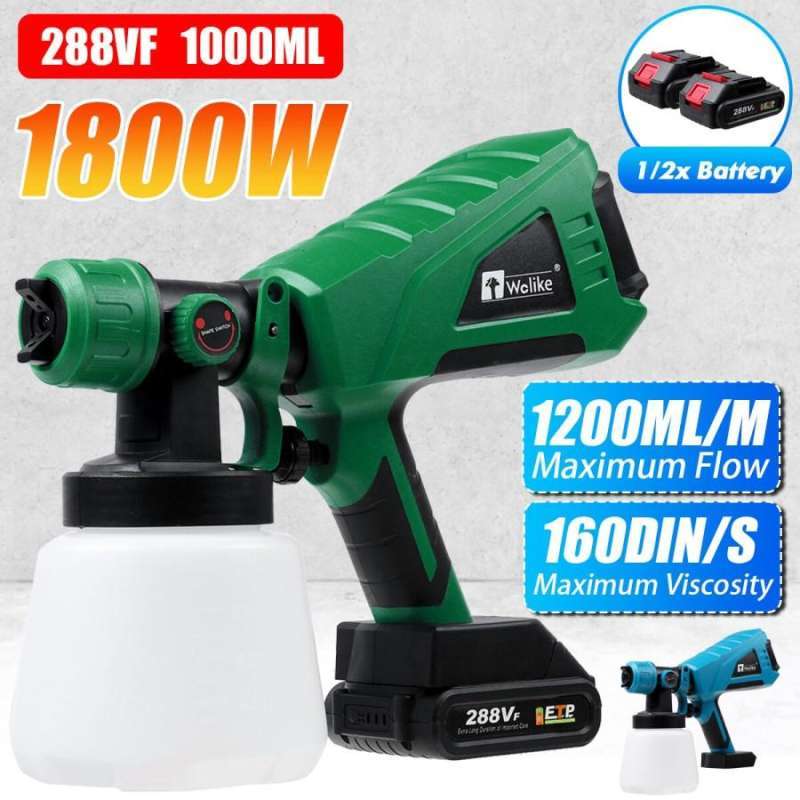 Jual Mesin Semprot Cat Elektrik. 1000Ml 1800W Tanpa Kabel Mulut Pipa ...