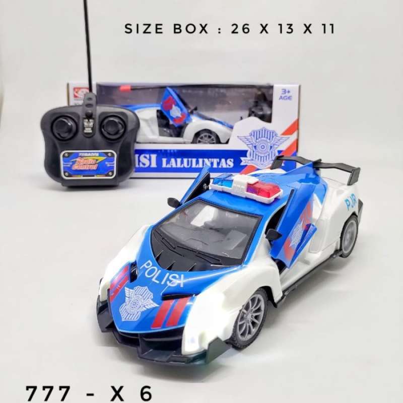 Promo MAINAN MOBIL REMOT KONTROL RC MOBIL POLISI / REMOTE CONTROL ...