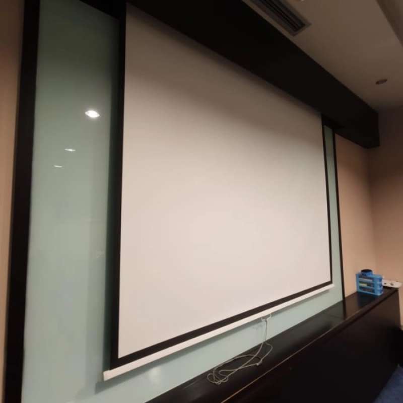 Promo Layar Proyektor Gantung Tarik 70 /screen Proyektor Manual 70 ...