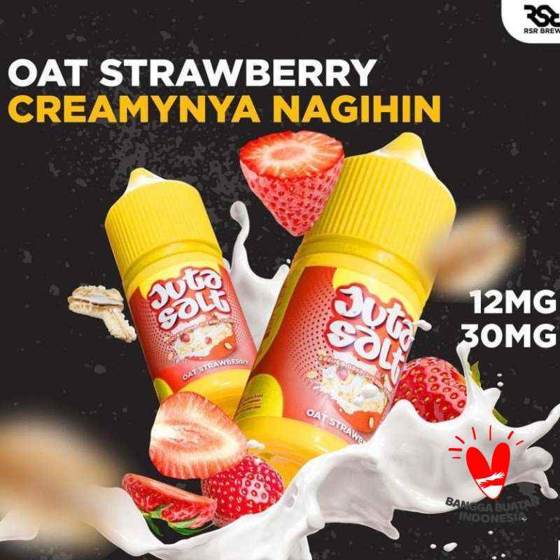 Jual Juta Oat Strawberry Salt Nic 30ML by RSR Brew x Vape Boss - Liquid ...