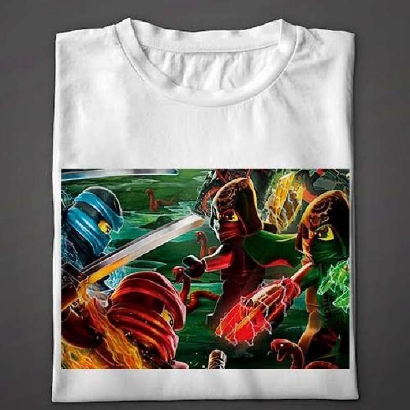 Jual BAJU - KAOS NINJA GO - TSHIRT NINJAGO CUSTOM di Seller ...