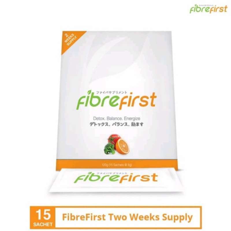 Jual OEM Fibre First 15 sachets 120 grams 2 two weeks supply Fiber ...