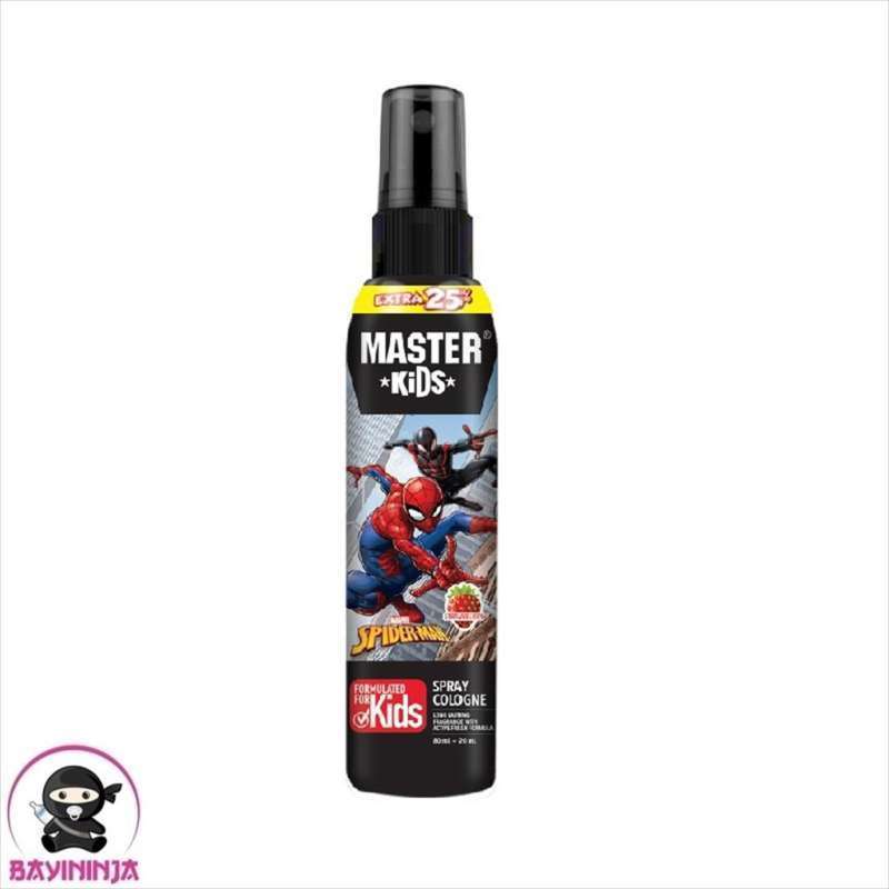 Jual MASTER Kids Spray Cologne 100 ml - Spider Stroberi di Seller Go ...