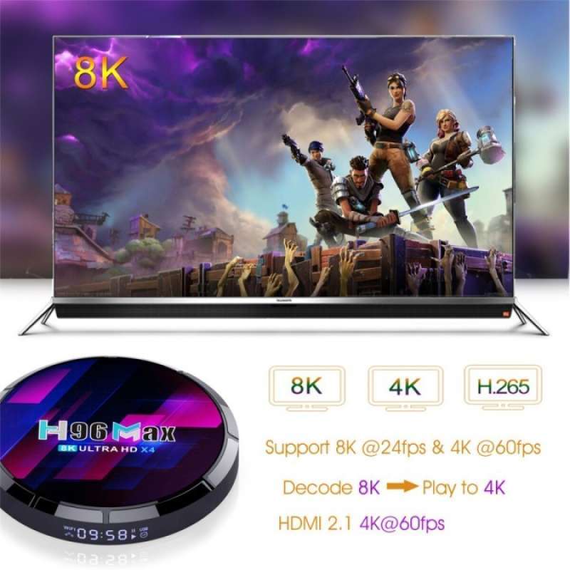 Promo NewG H96 Max X4 RAM 4GB Series Android TvBox Amglogic S905X4 ...