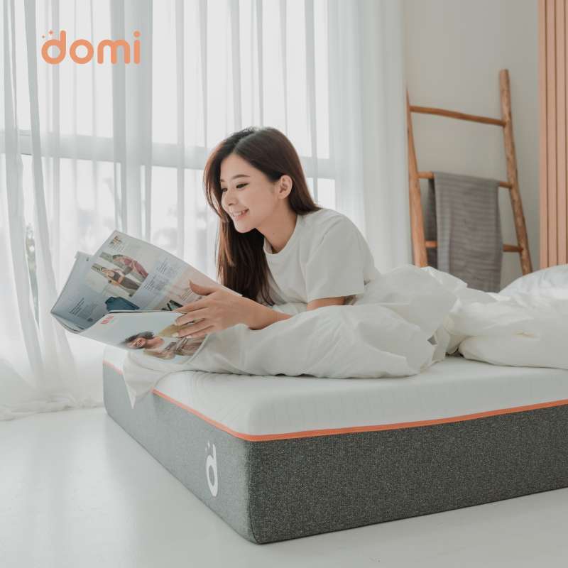 Promo Domi Air Mattress / Kasur Pocket Spring Bed / Cooling Blue Air ...