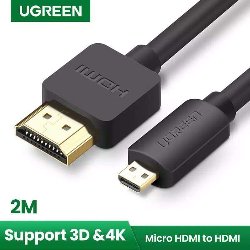 Jual UGREEN Kabel Micro HDMI to HDMI 2 Meter di Seller Edgecom - Ancol ...