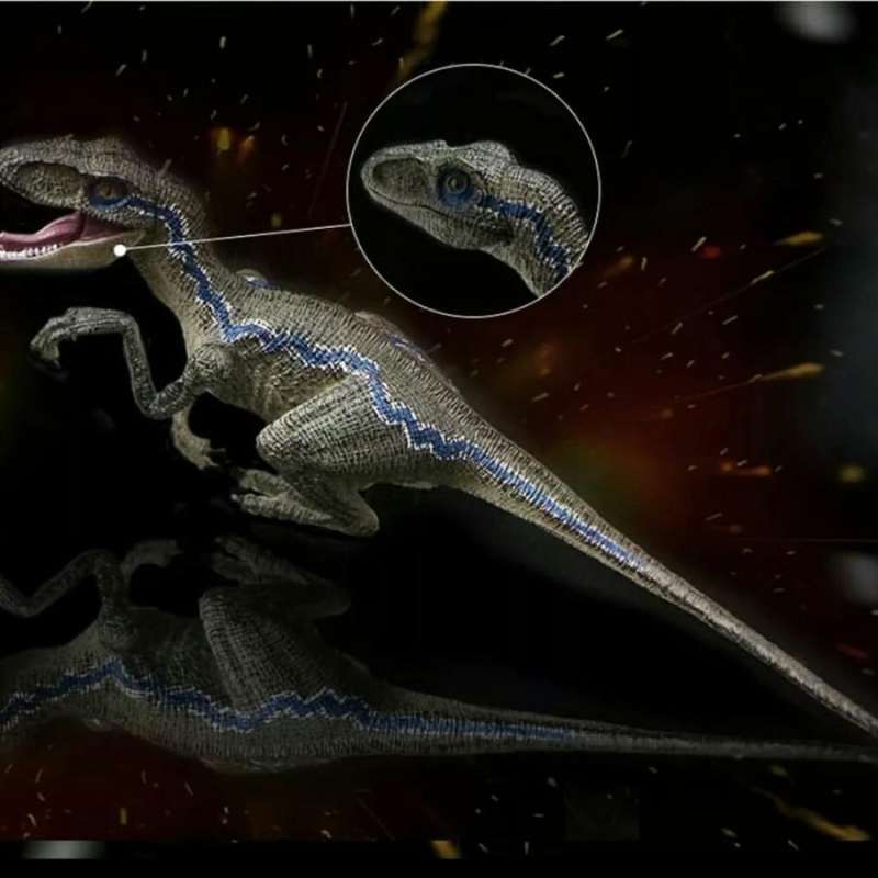 Jual Action Figure Jurassic World Velociraptor Dinosaurus Blue di ...