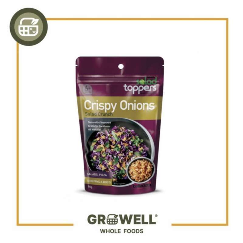 Jual BELLADOTTI SALAD TOPPERS CRISPY ONION 90GR di Seller Growell ...
