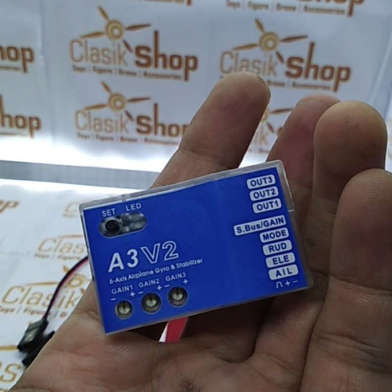 Jual A3V2 A3 V2 RC plane Flight Controller 3 Axis Gyro Airplane ...
