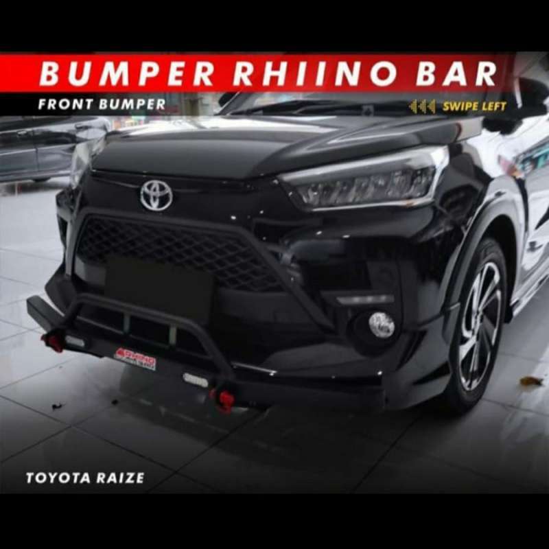 Jual Tanduk Depan Mobil Rocky - Raize Bumper Guard Towing Bar Rhino ...