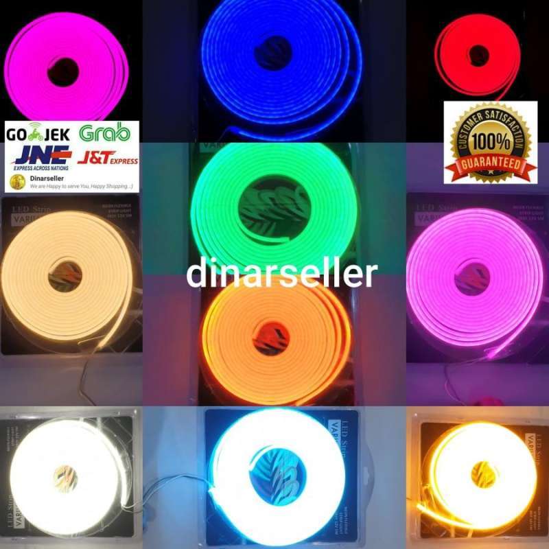 Jual NEON FLEX LED DC 12V 5 METER NEON SIGN SELANG SUSU SUPER QUALITY ...