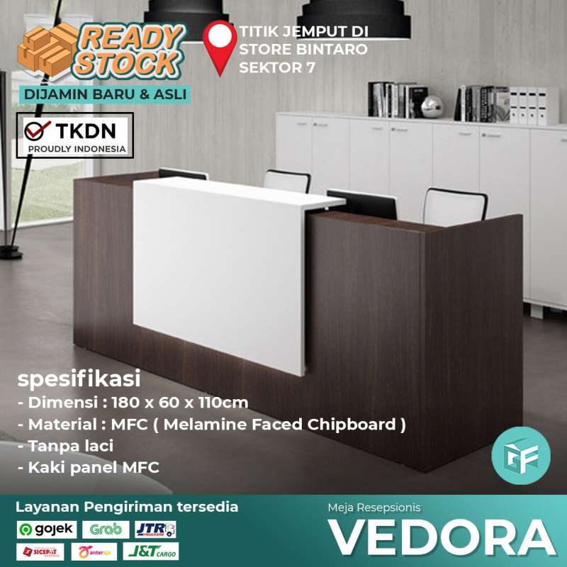 Jual Meja Resepsionis Meja Counter Meja Receptionis Front Desk Meja ...