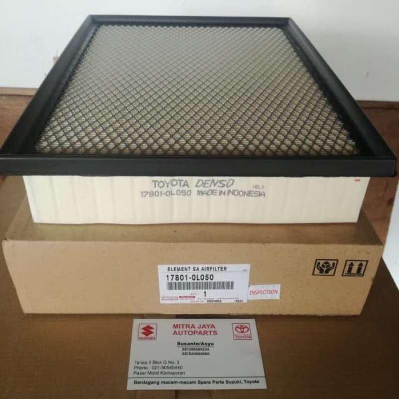 Jual FILTER UDARA ORIGINAL INNOVA REBORN FORTUNER VRZ HILUX REVO di ...