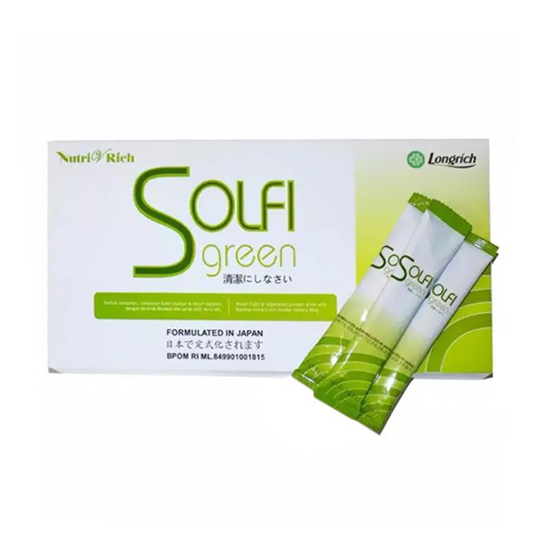 Jual Longrich Solfi Green Detox Minuman Kesehatan [1 Box Isi 30 Sachet ...