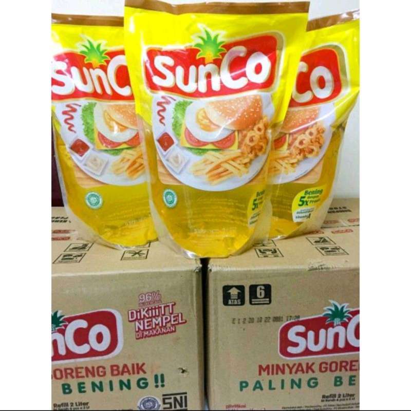 Promo Sunco minyak goreng 2 liter Diskon 18% di Seller JumboCell ...