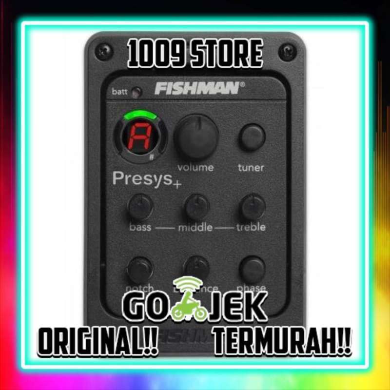 Jual TaffSTUDIO FISHMAN Preamp Amplifier Gitar EQ Tuner - EQ-201 - B - BABK di Seller 1009 Store ...