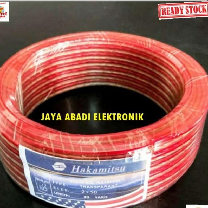 Jual Kabel 1 Rol 25 Meter 2x30 Kabel Roll Tebal Dan Kuat Speaker ...