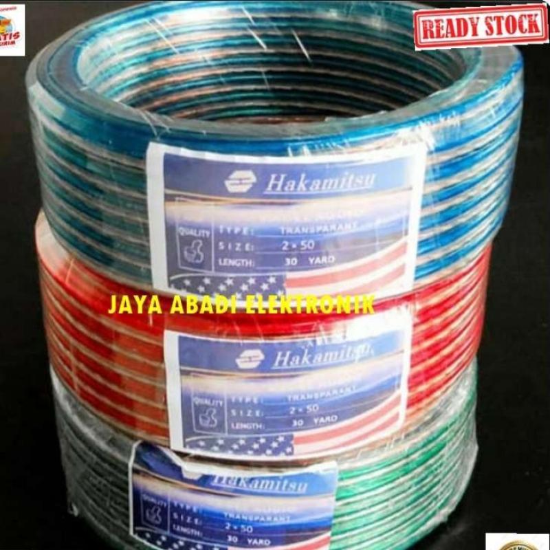 Jual Kabel 1 Rol 25 Meter 2x30 Kabel Roll Tebal Dan Kuat Speaker ...