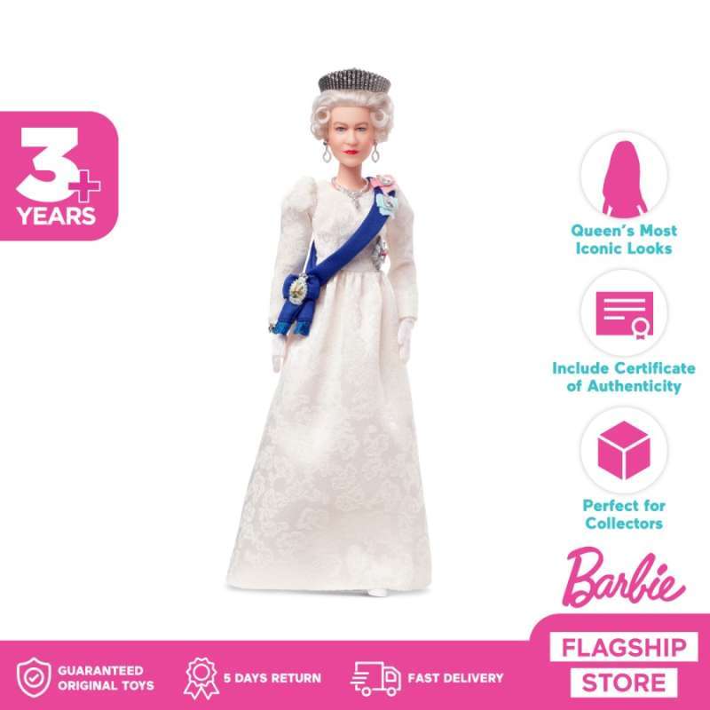 Jual Barbie Signature Queen Elizabeth II - Mainan Boneka Kolektor di ...