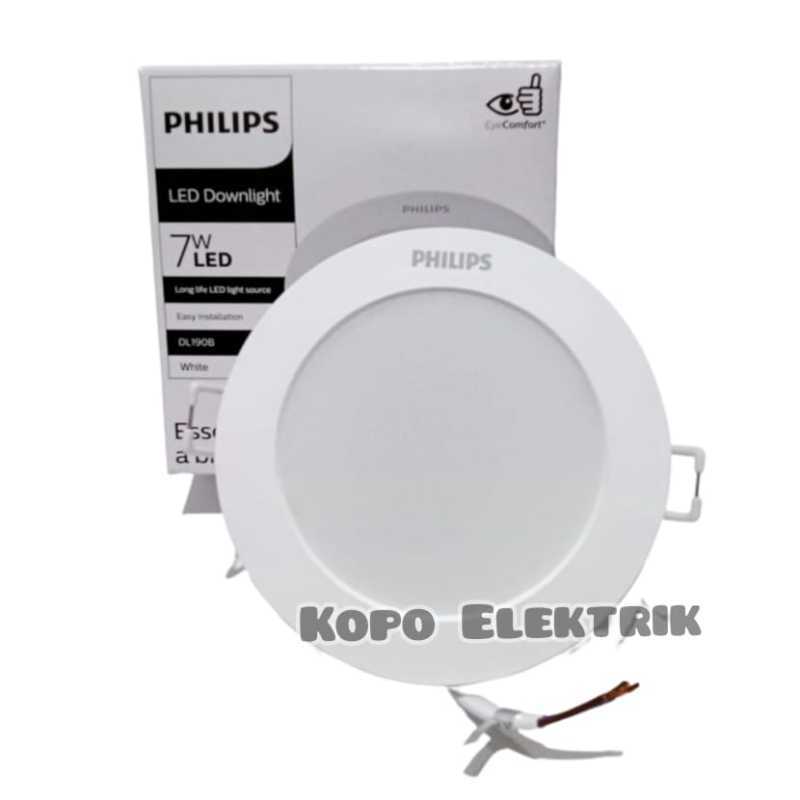 Jual Lampu Led Downlight Philips 7 Watt / 7w - Bulat di Seller Kopo ...