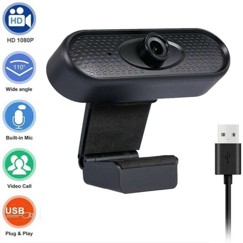Promo Webcam 1080p Full HD PC Camera Video Live Streaming Zoom Meeting ...