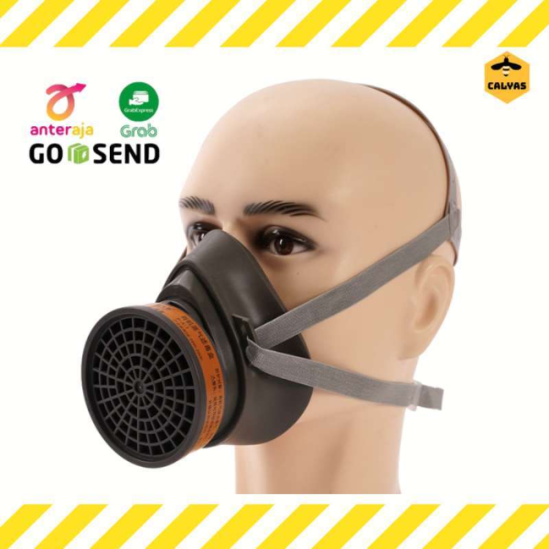 Promo Masker Cat / Masker Gas Respirator / Masker Lab Kimia Safety Mask ...