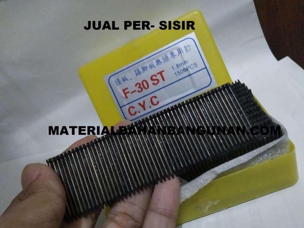 Jual Isi Ulang Paku Tembak Angin 30mm Stapler Kompressor Hitam Grosir ...