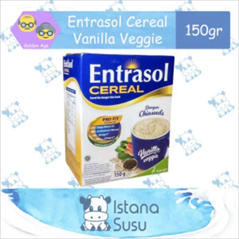 Jual ENTRASOL CEREAL VANILLA VEGGIE 150 GR di Seller Istana Susu Bekasi ...