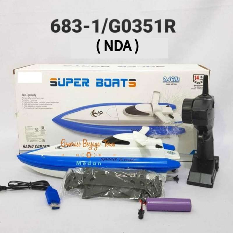 Jual Mainan Remote Control / RC Kapal / Racing Super Boat 683-1 di ...