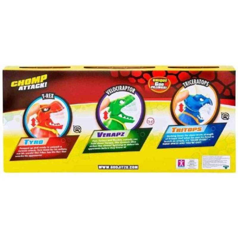 Jual Heroes of Goo Jit Zu Dino Power Mega Chomp Attack 3 Pack di Seller ...