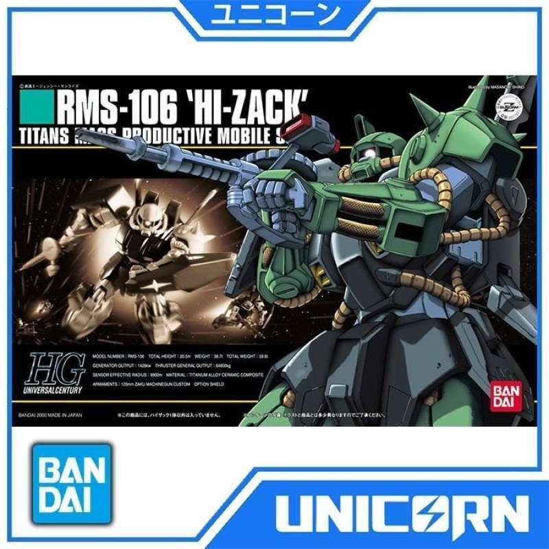 Jual HGUC HI-ZACK / HI ZACK / 1/144 HG / GUNDAM / BANDAI di Seller ...
