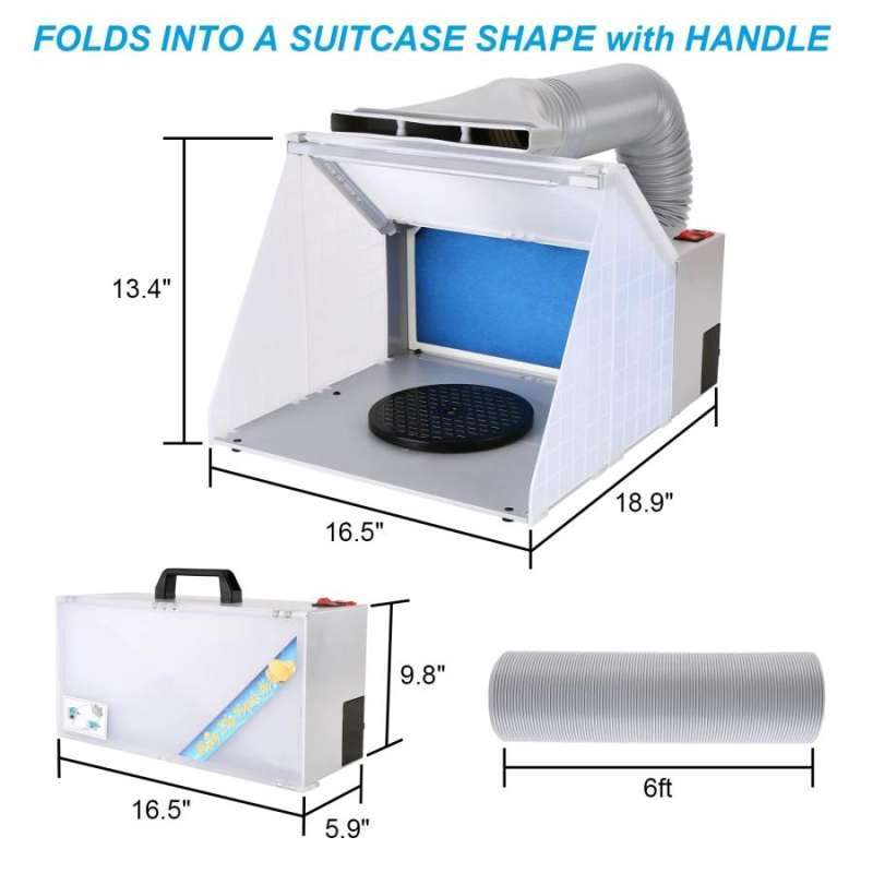 Jual Portable Spray Booth With Exhaust / Alat Mengecat Gundam Di Seller ...