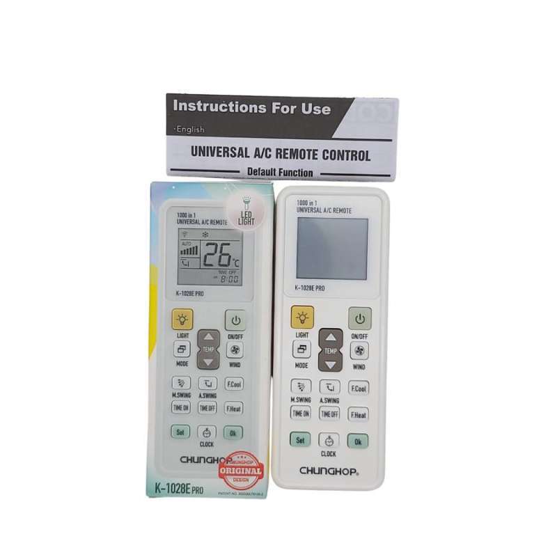 Jual Remote Ac Universal Chunghop K 1028e Pro Remote A C Multi