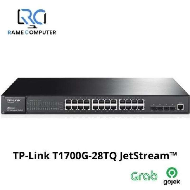 Jual TP-Link T1700G-28TQ JetStreamâ ¢ 24-port Pure-Gigabit Smart Switch di Seller RAME COMPUTER ...