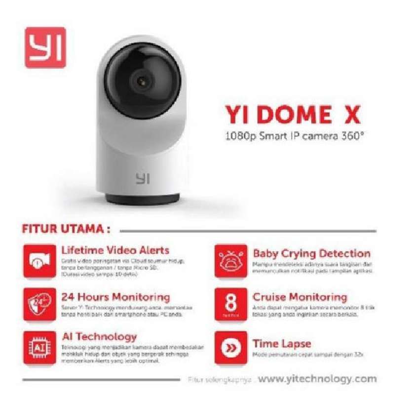 Jual Dome X Ip Camera International FHD 1080p IPCAM KAMERA CCTV di ...