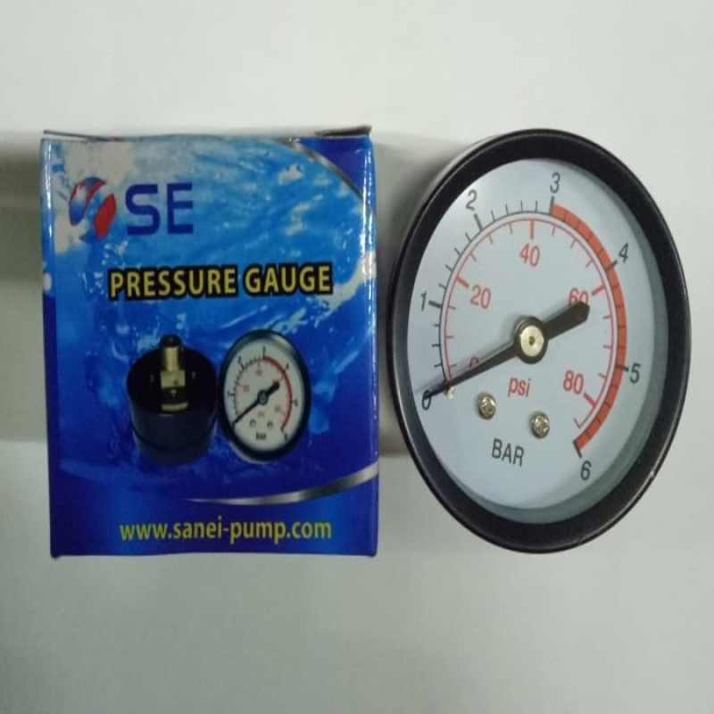 Jual Premium Pressure Gauge Pengukur Tekanan Untuk Pompa Air 1 4 Bk