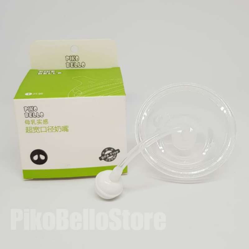 Jual Oem Piko Bello Replacement Nipple Straw Medium Flow 2 Hole Di ...