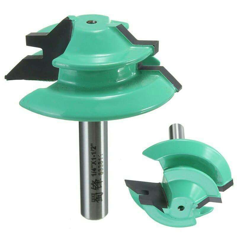 Jual Mata Profil Tenon Router Bit 45 Derajat Trimmer Woodworking Di ...