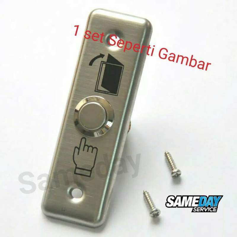 Jual Tombol Keluar Push Exit Button RFID Access Door di Seller sameday ...