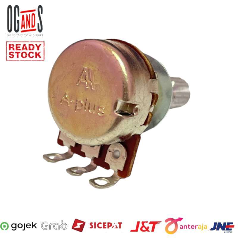 Jual Pot Potensiometer Potensio Gitar Dan Bass Kecil Gold Aplus B500k A250k Di Seller Ogs Music ...