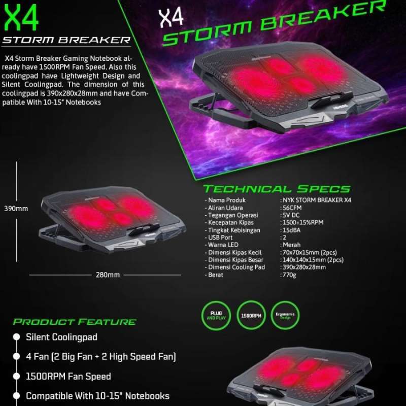 Jual Nemesis Cooling Fan Original Murah - Harga Diskon Juni 2024 | Blibli