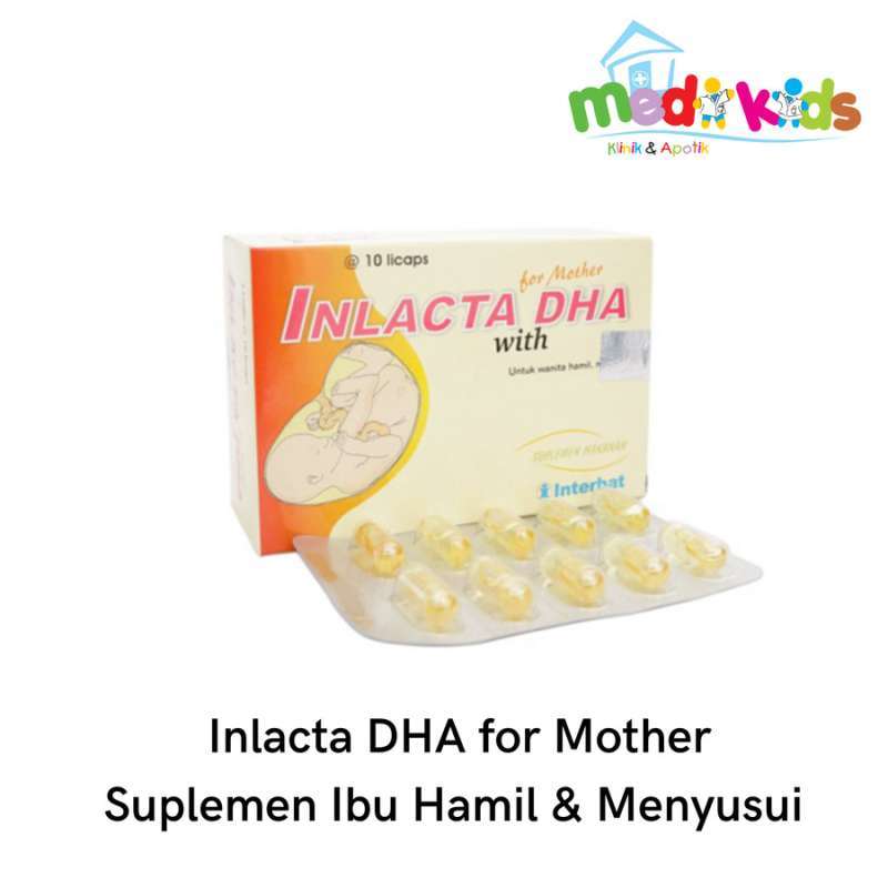 Jual Inlacta DHA Strip Isi 10 Kapsul Lunak di Seller Apotik Medikids ...