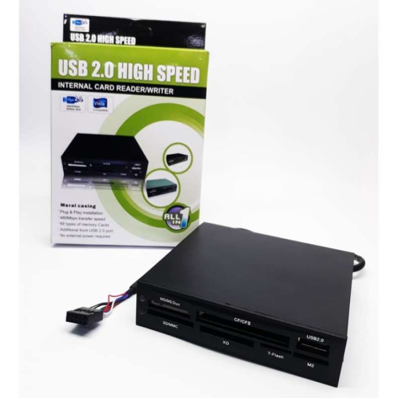 Promo Front Panel All In 1 Usb 2.0 Internal Card Reader Diskon 11% di ...