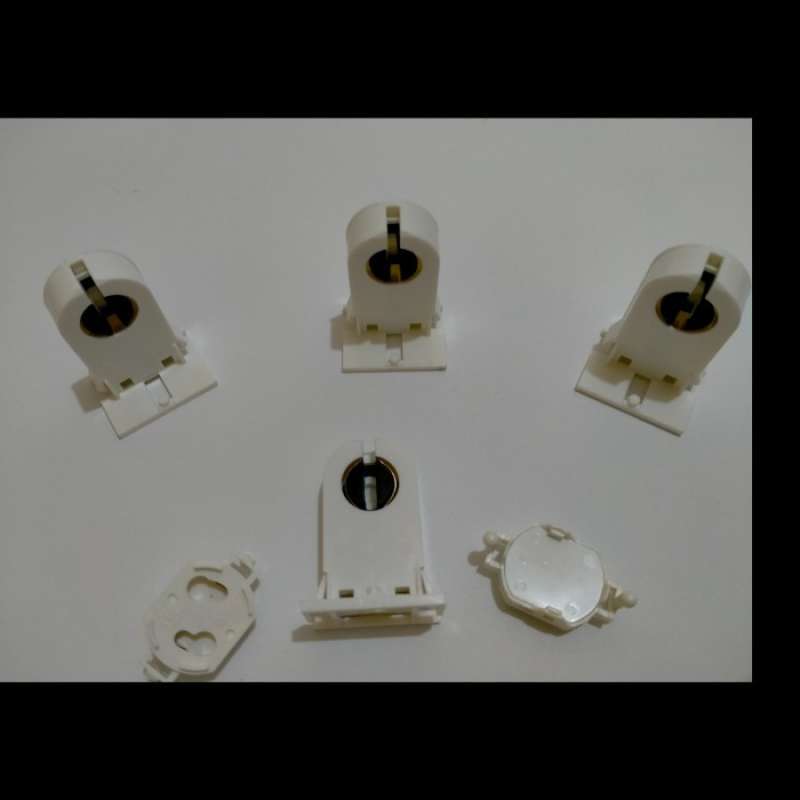 Jual Fitting Tl Neon Kaki Lampu T8 Fitting Lampu Neon Led Plus Starter ...